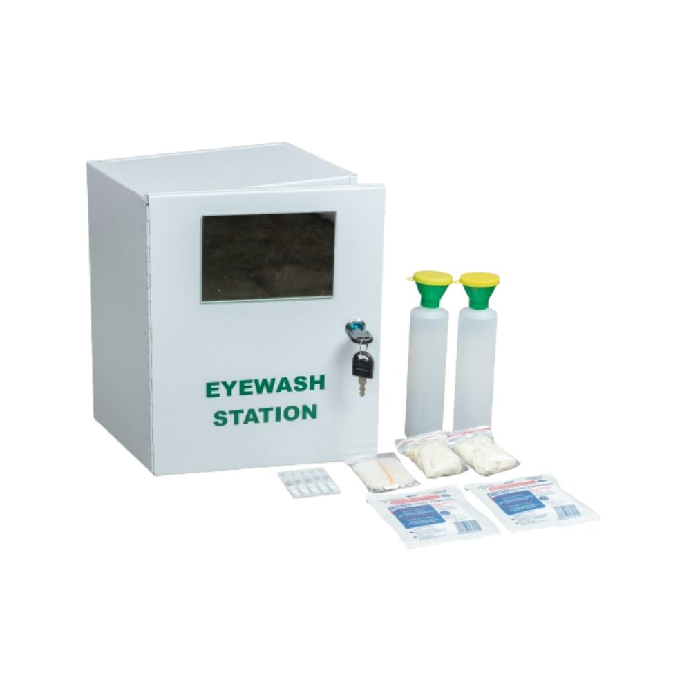 Eyewash Station - Lockable Metal Box - Koeberg Industrial