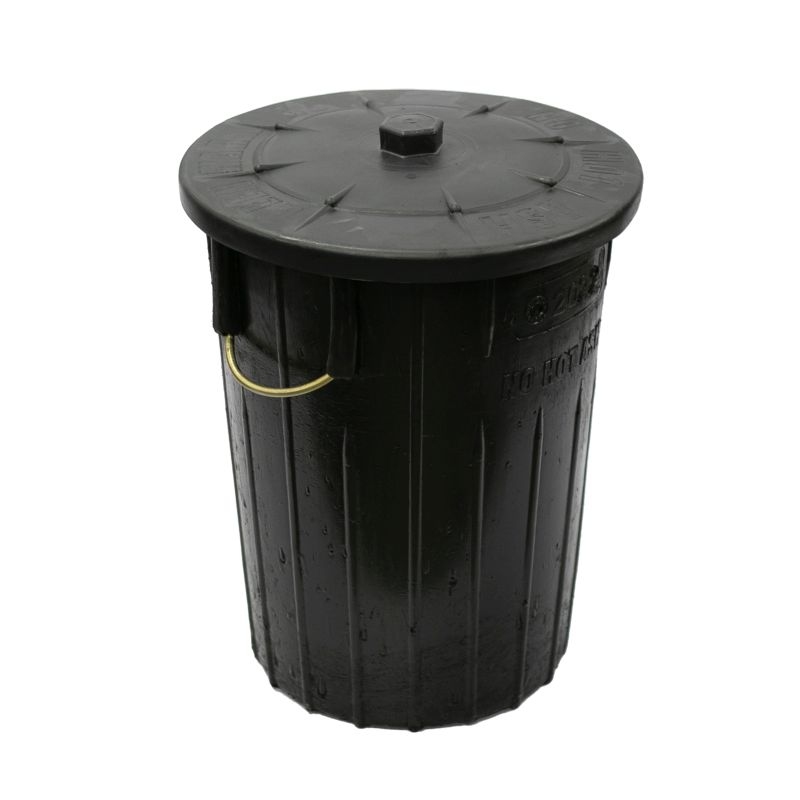 85L Rubber Refuse Bin with Lid - Koeberg Industrial